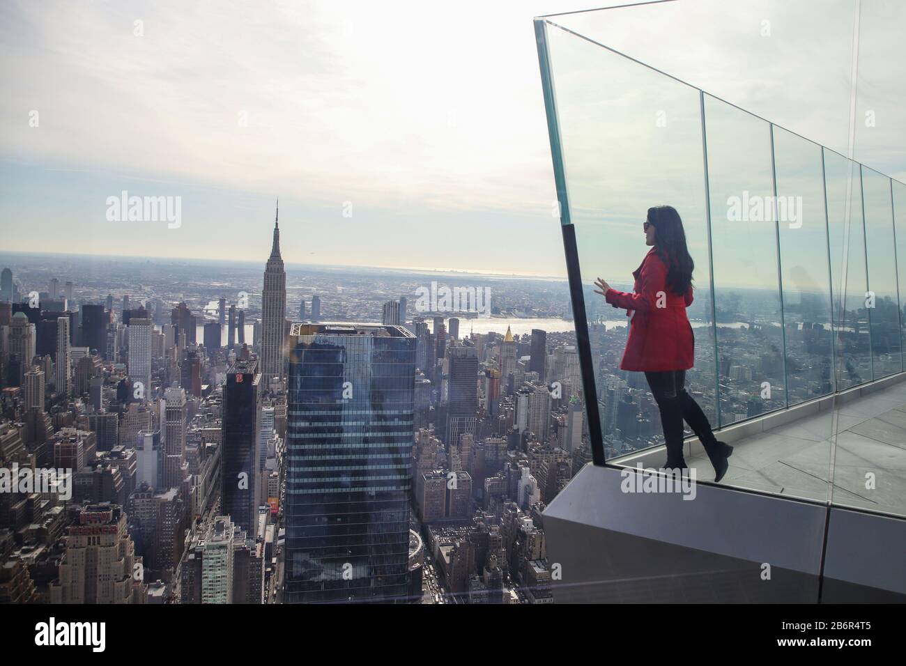 New York, USA. 11th Mar, 2020. Inauguration of The Edge observatory in ...