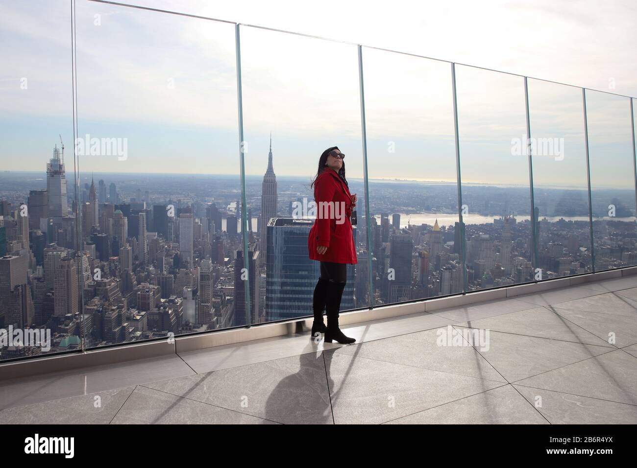 New York, USA. 11th Mar, 2020. Inauguration of The Edge observatory in ...
