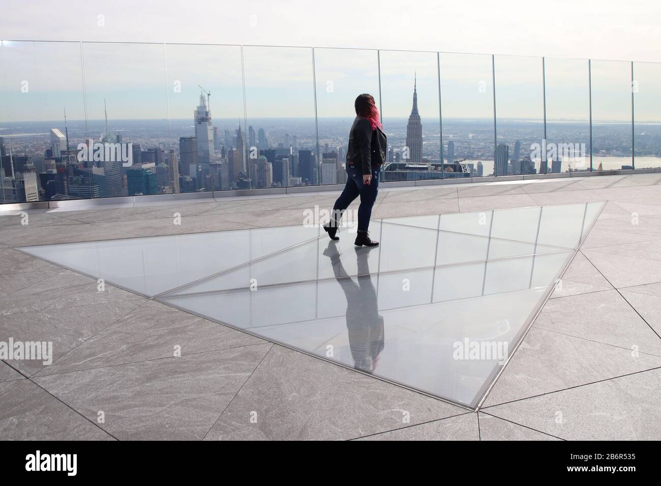 New York, USA. 11th Mar, 2020. Inauguration of The Edge observatory in ...