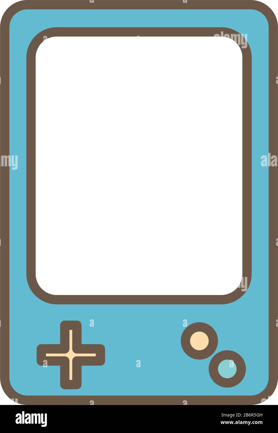 Children playing video game Stock Vector Images - Alamy