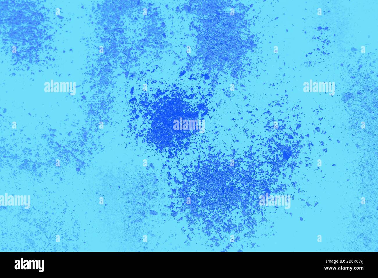Abstract blue turquoise background with powder spots Stock Photo - Alamy