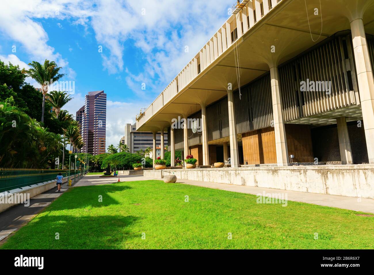 Hawaii state capitol hi-res stock photography and images - Alamy