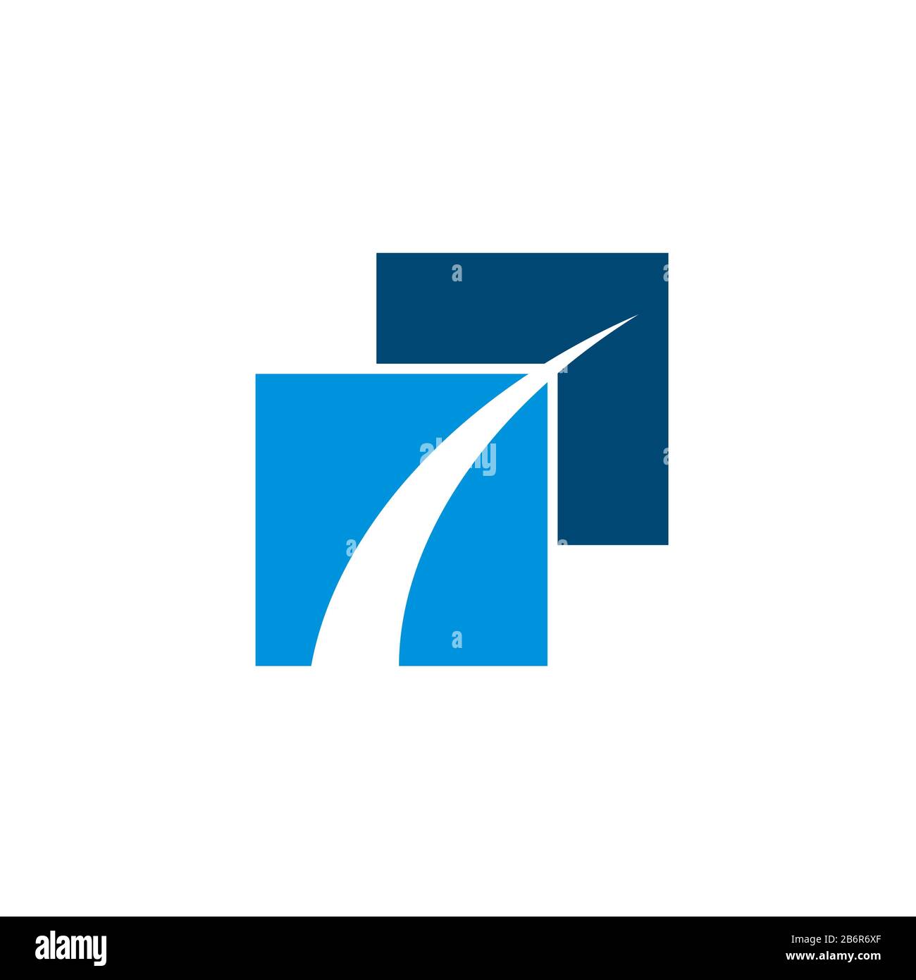 Paper or Book with Swoosh Logo Template Illustration Design ...