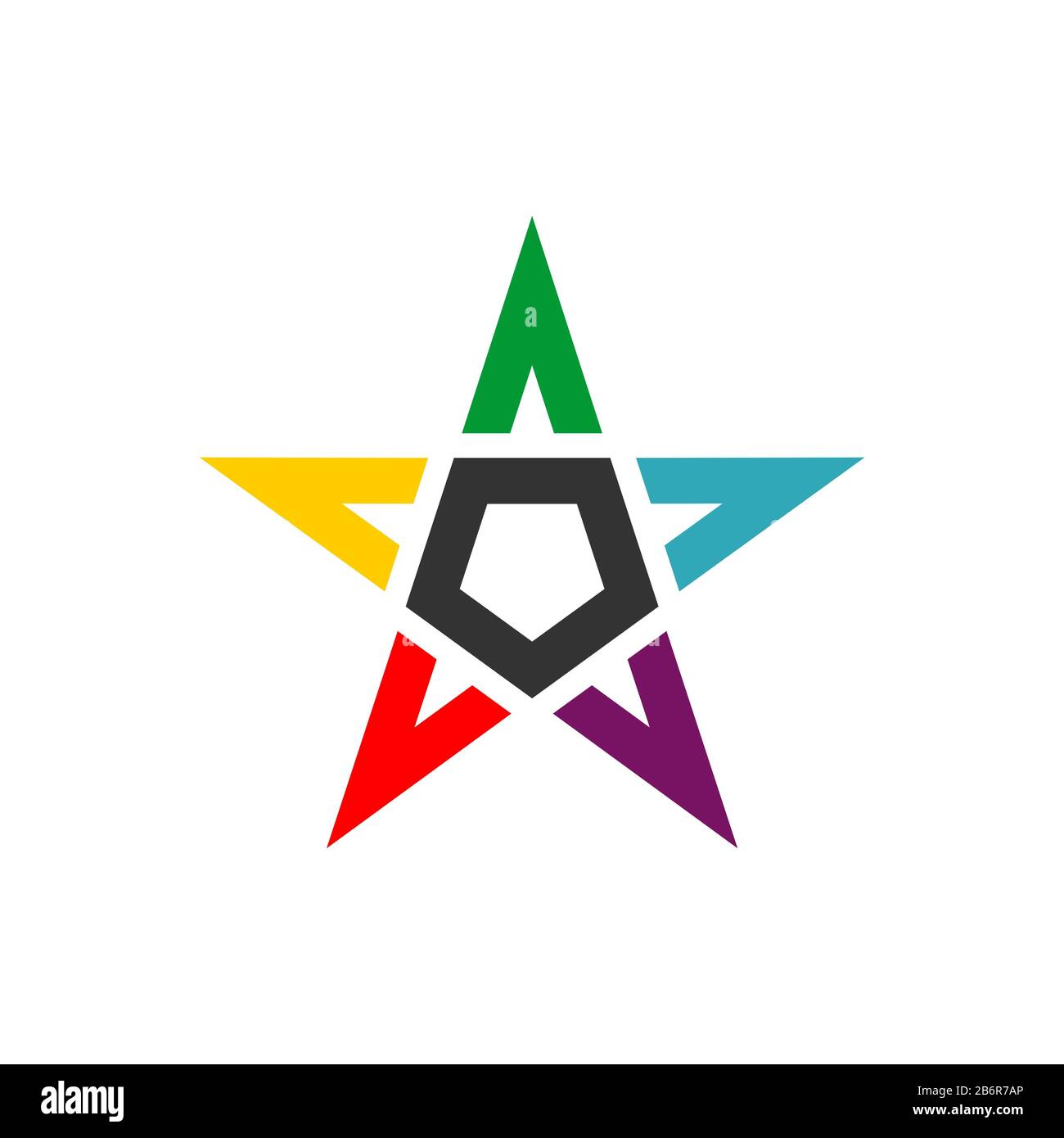 Colorful Star vector Logo Template Illustration Design. Vector EPS 10 ...
