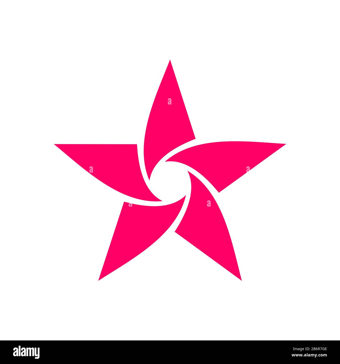Pink Star vector Logo Template Illustration Design. Vector EPS 10 Stock ...