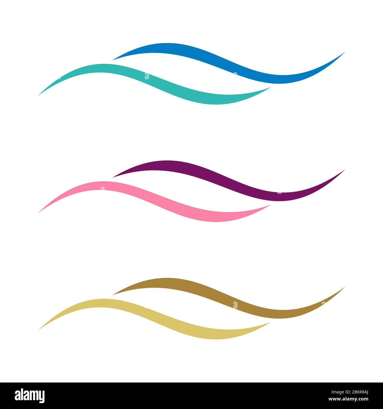 Ornamental Wave vector Logo Template Illustration Design. Vector EPS 10 ...