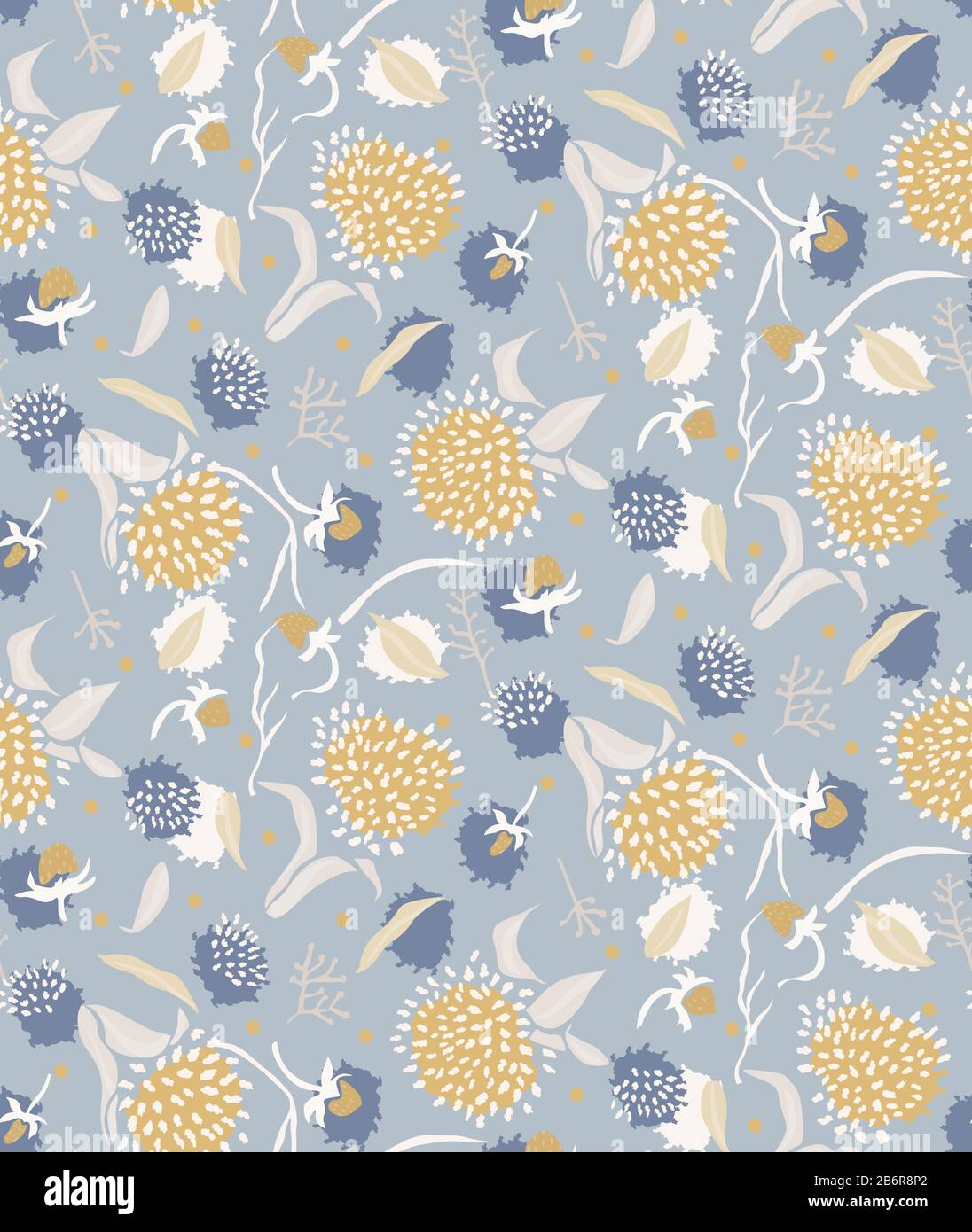 French style floral wallpaper in Stock Vector Images - Alamy