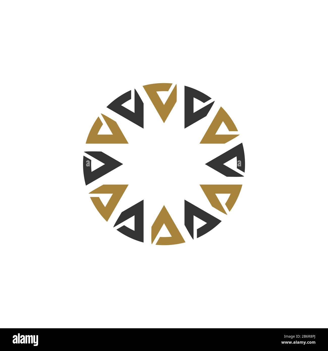 Circle Star Ornamental Logo Template Illustration Design. Vector EPS 10 ...