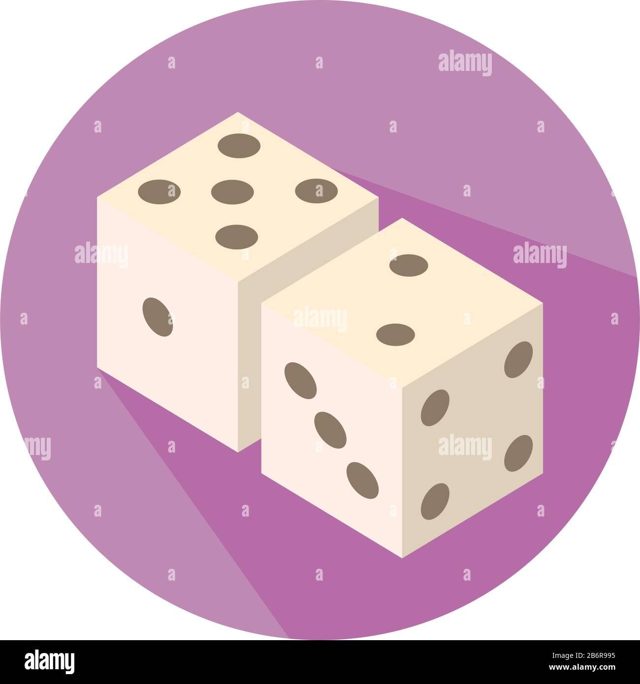Dice block Stock Vector Images - Alamy