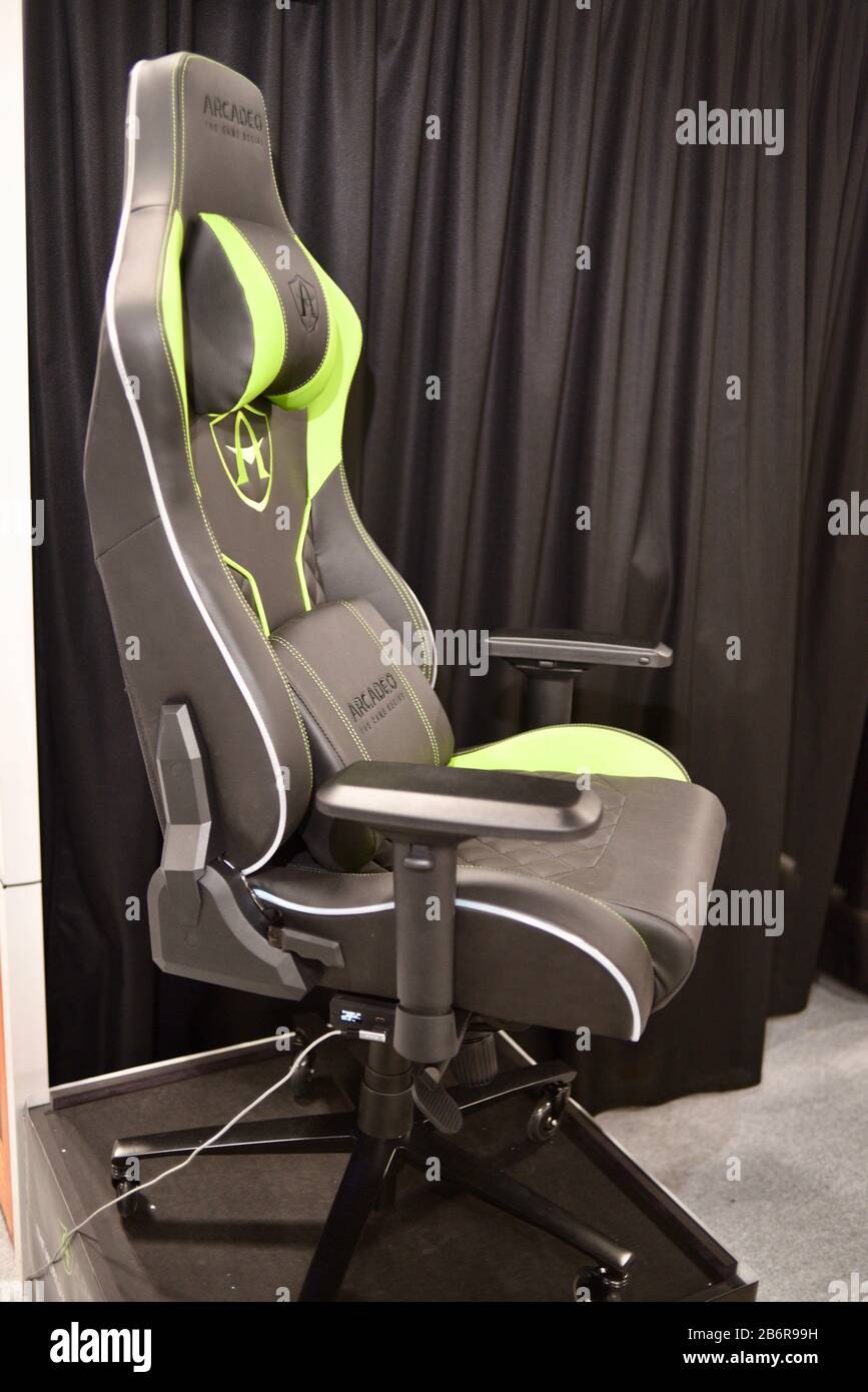 Arcadio haptic chair used for virtual reality (VR) gaming and more ...