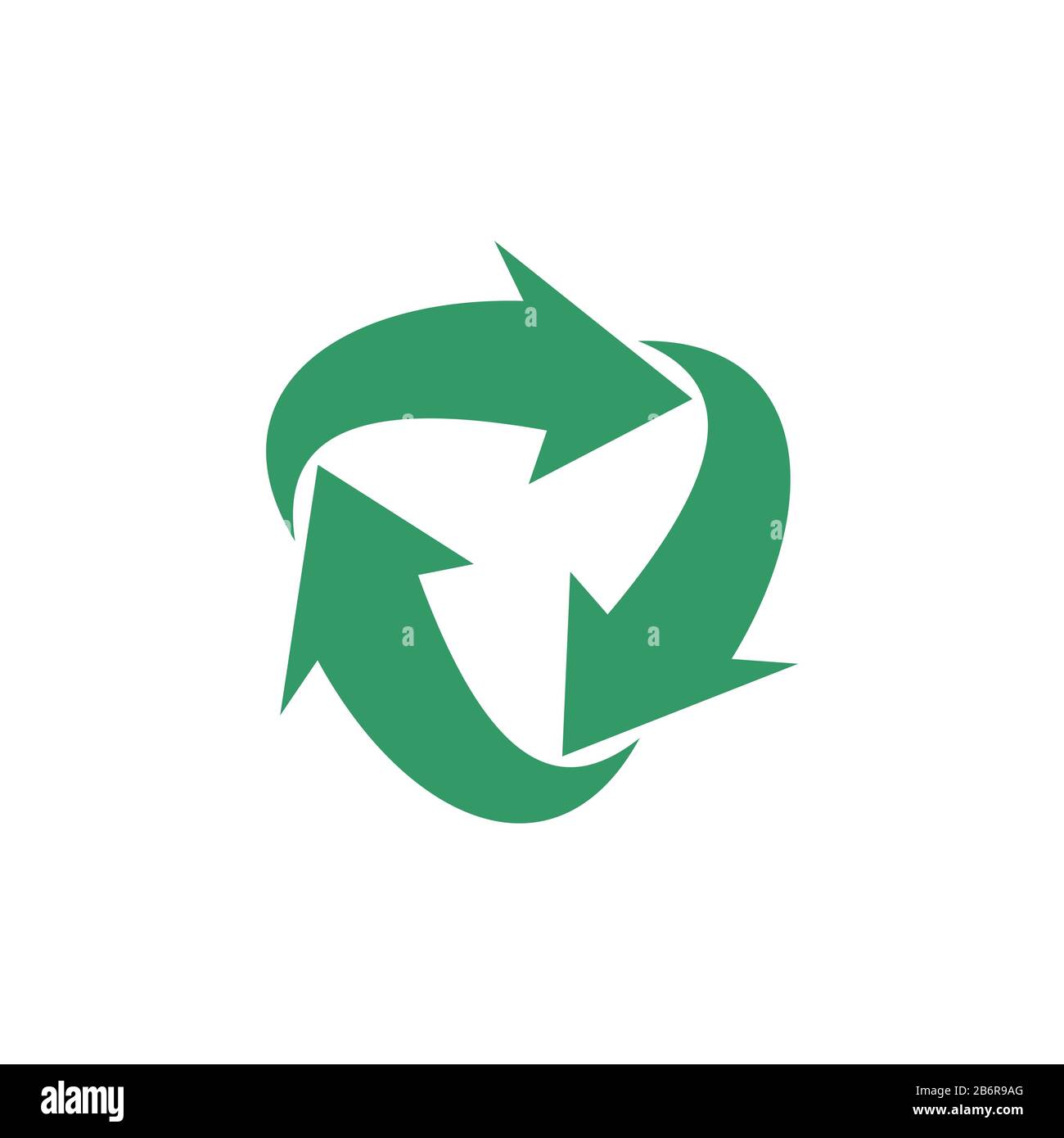 Green Recycle Arrow Logo Template Illustration Design. Vector EPS 10 ...