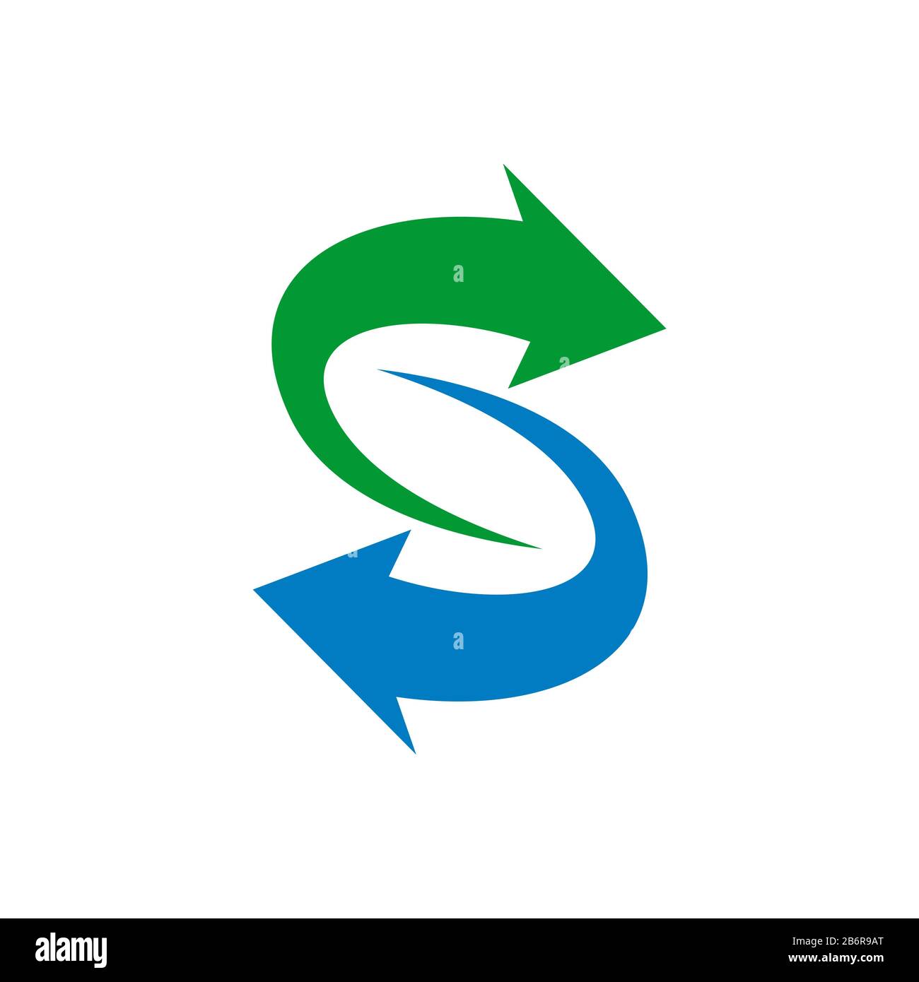 S Letter Arrow Logo Template Illustration Design. Vector EPS 10 Stock ...