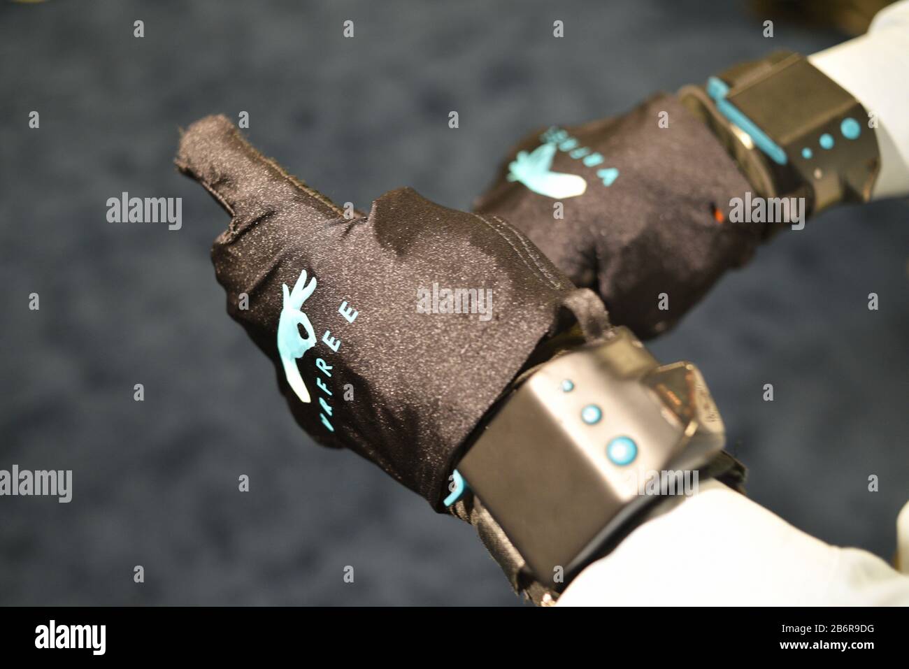 Haptic Sensoryx VRfree gloves used as accessory for virtual reality (VR ...