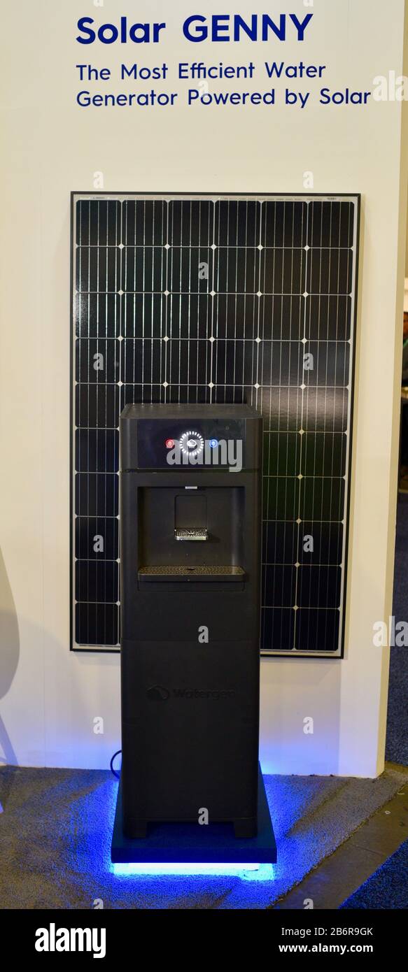 Award-winning Watergen Solar Genny which produces potable, safe ...