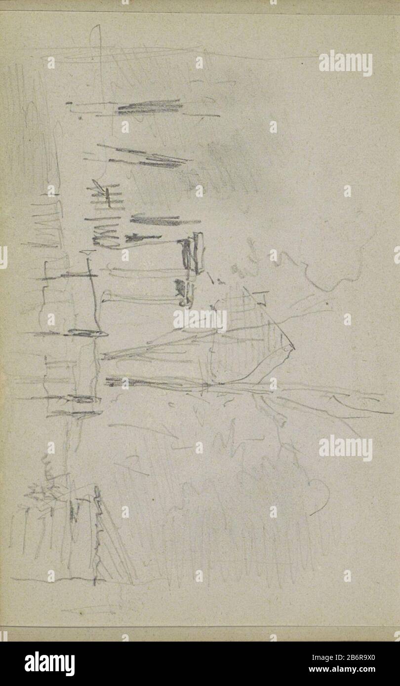 Gezicht op gebouwen aan het water View of buildings on the waterfront ...