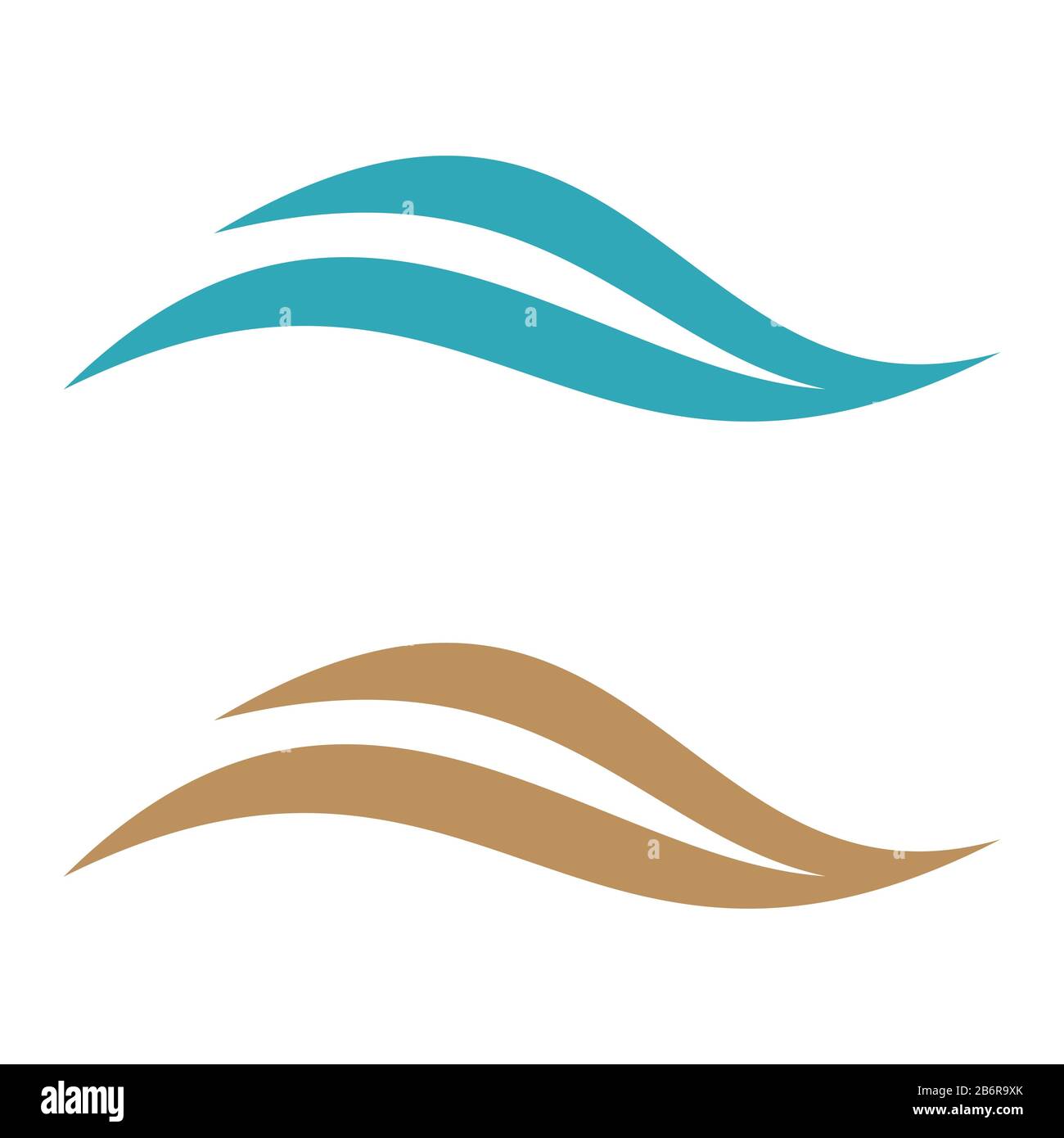 Wind Waves Vector