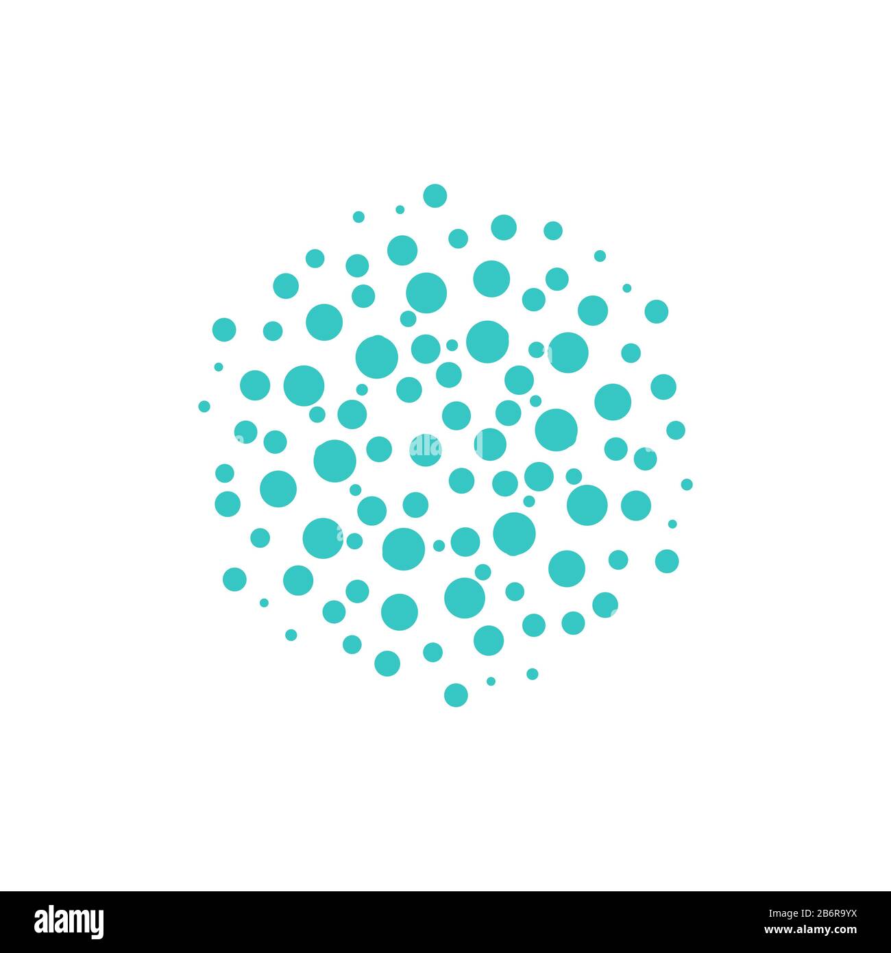 Abstract Dots Spread Logo Template Illustration Design. Vector EPS 10 ...