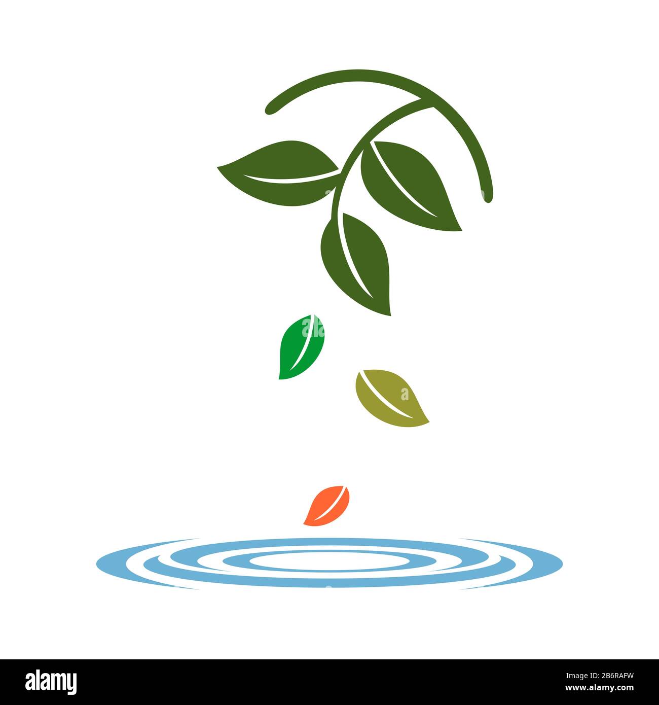 Green Leaves vector Logo Template Illustration Design. Vector EPS 10 ...