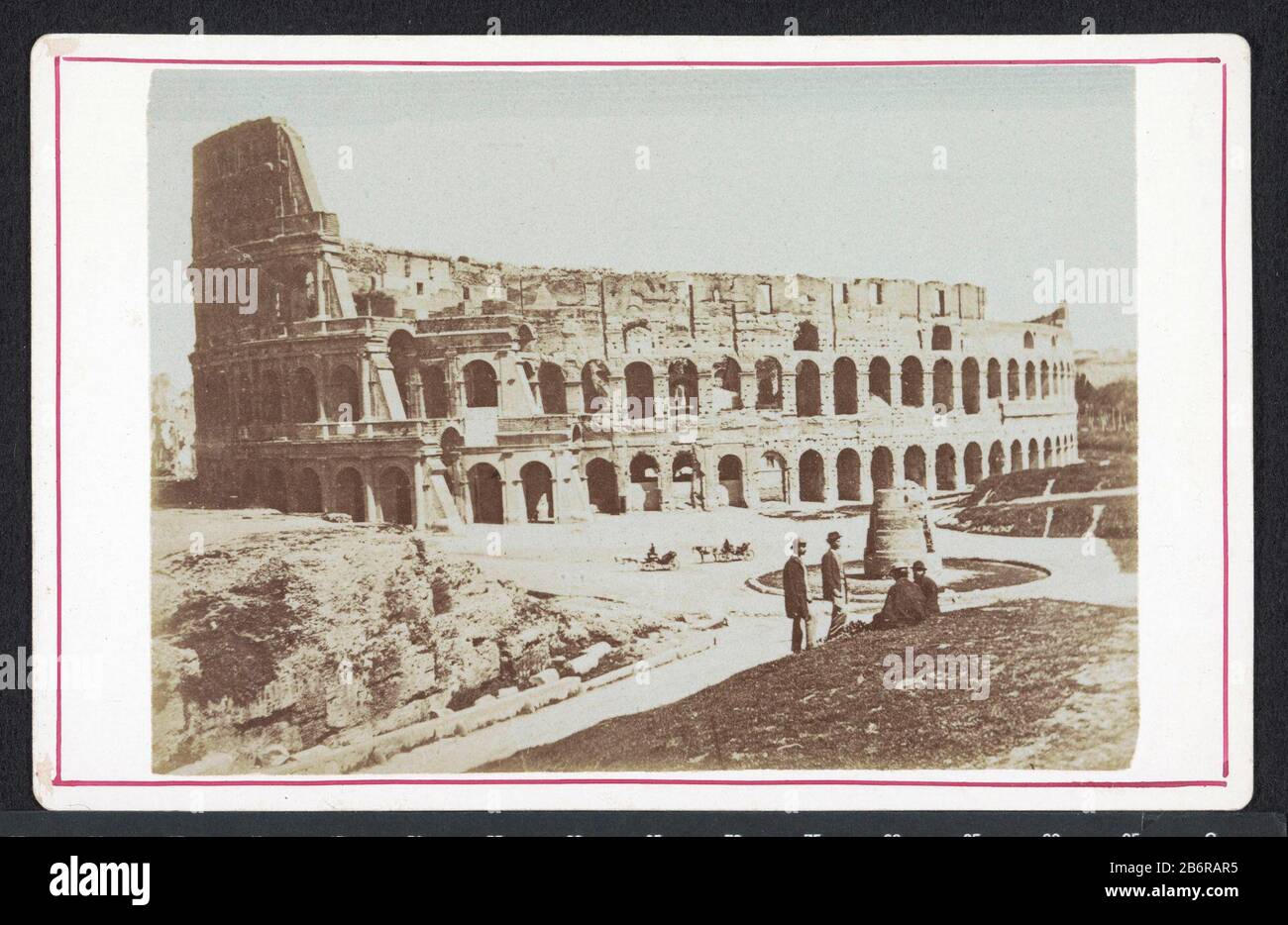 Vintage photo of colosseum in rome hi-res stock photography and images ...