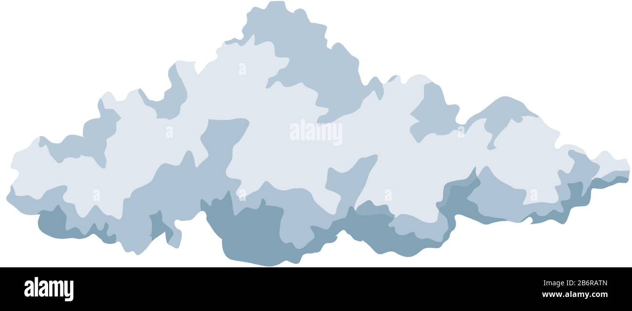 Cloud weather symbol isolated icon Stock Vector Image & Art - Alamy