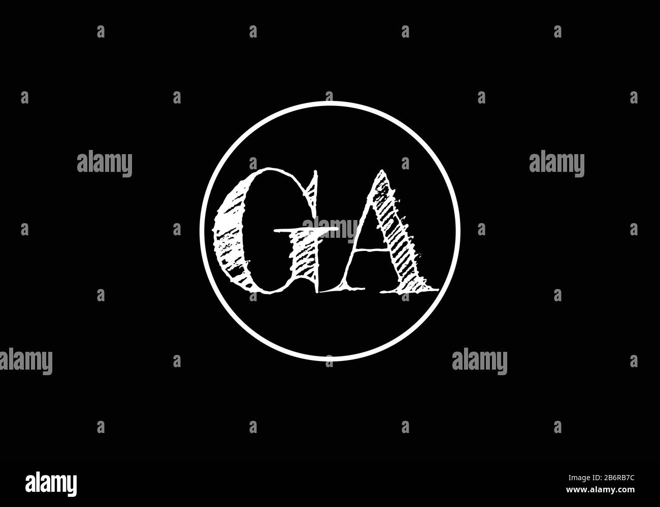 Ga logo hi-res stock photography and images - Alamy
