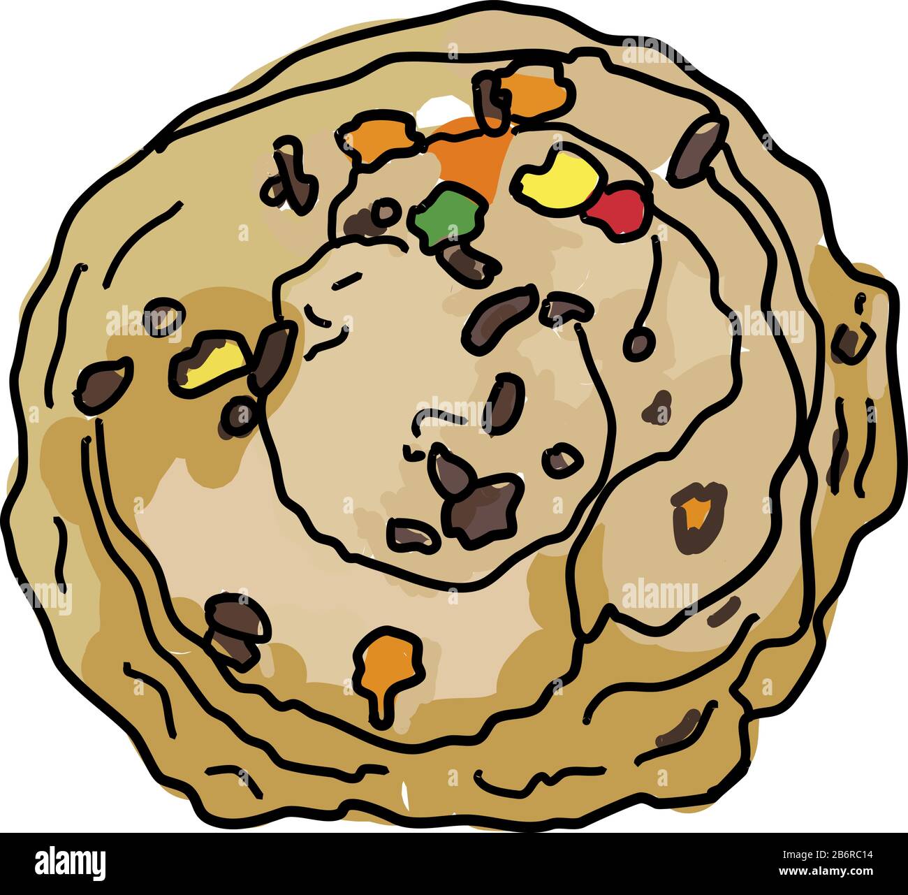 White tasty dessert on table Stock Vector Images - Alamy