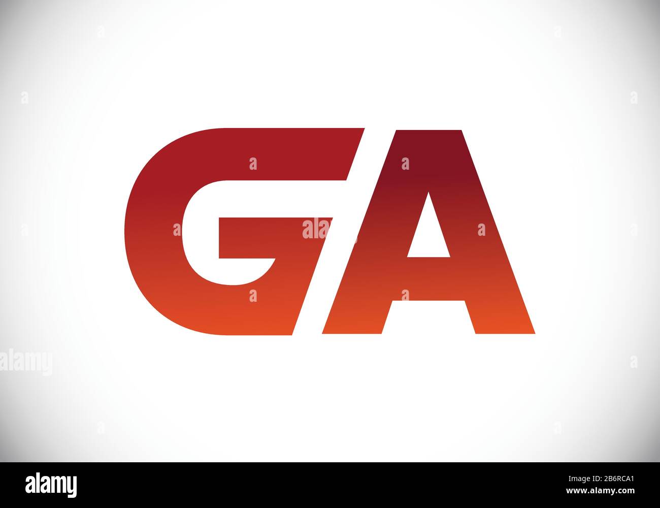 G A, GA Initial Letter Logo design vector template, Graphic Alphabet Symbol for Corporate ...