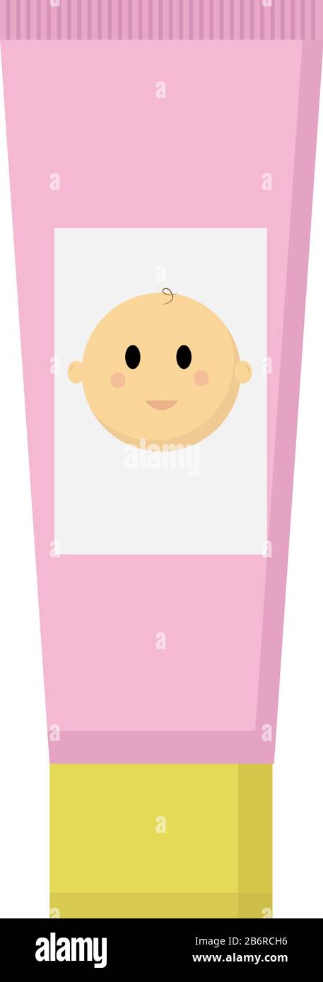 Pink tube cream gel Stock Vector Images - Alamy
