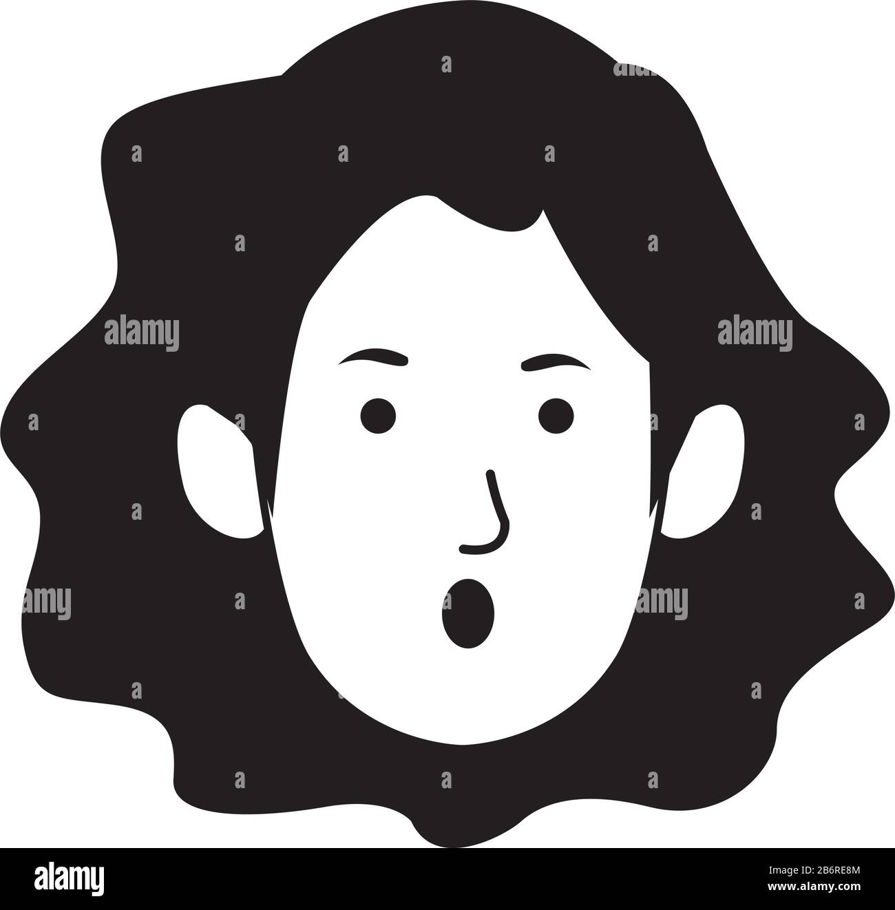 Surprised business woman Black and White Stock Photos & Images - Alamy