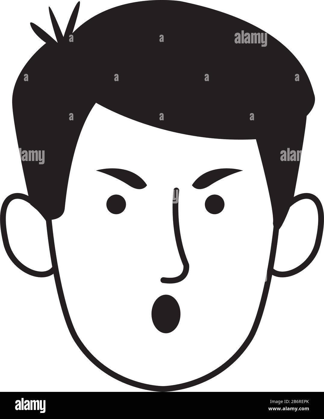 Joyful young model Black and White Stock Photos & Images - Alamy