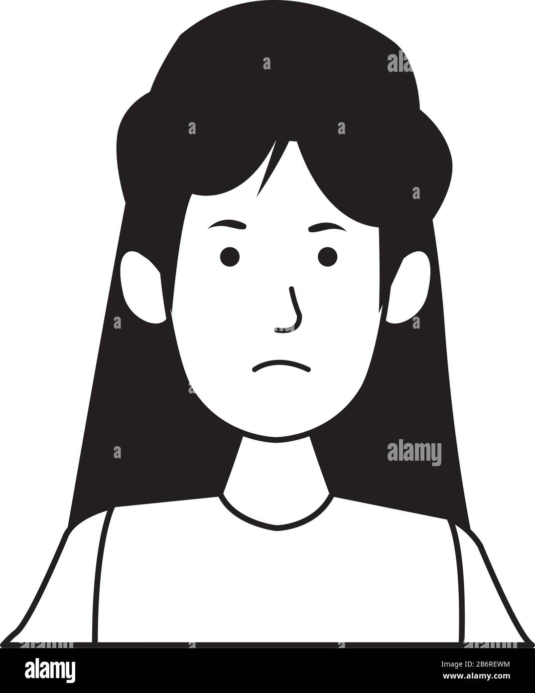 head woman avatar character icon Stock Vector Image & Art - Alamy