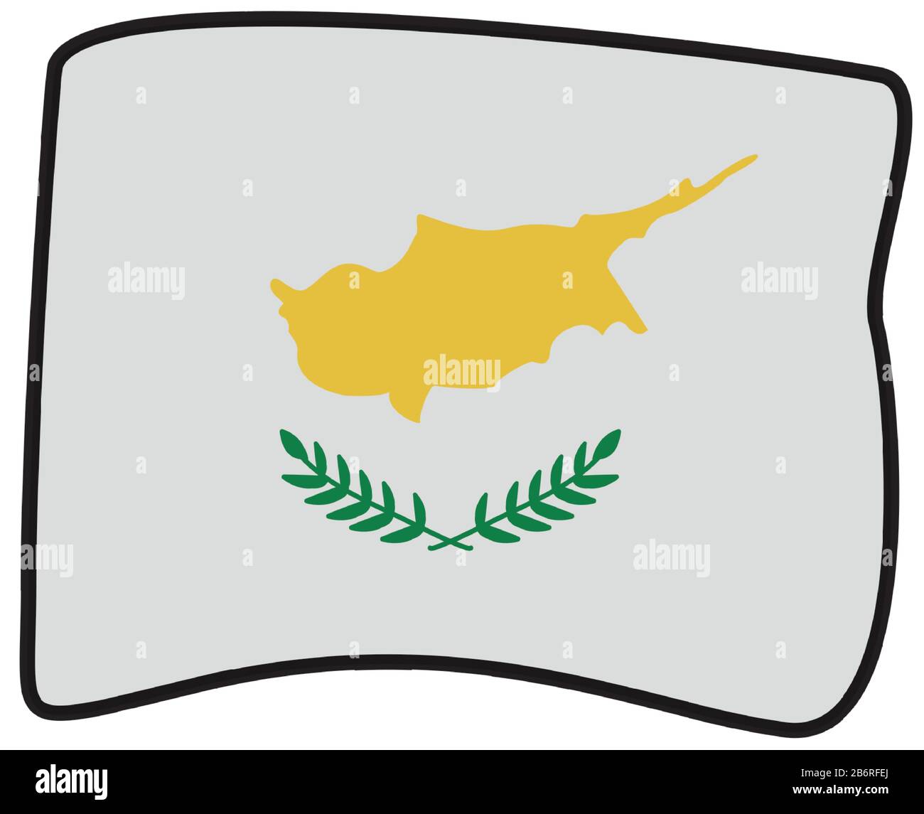 cyprus flag country isolated icon Stock Vector Image & Art - Alamy
