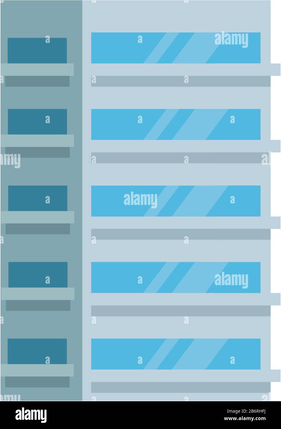 building with windows isolated icon Stock Vector Image & Art - Alamy