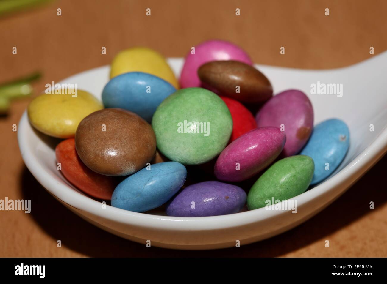 Smarties sweets macro background high quality Stock Photo - Alamy