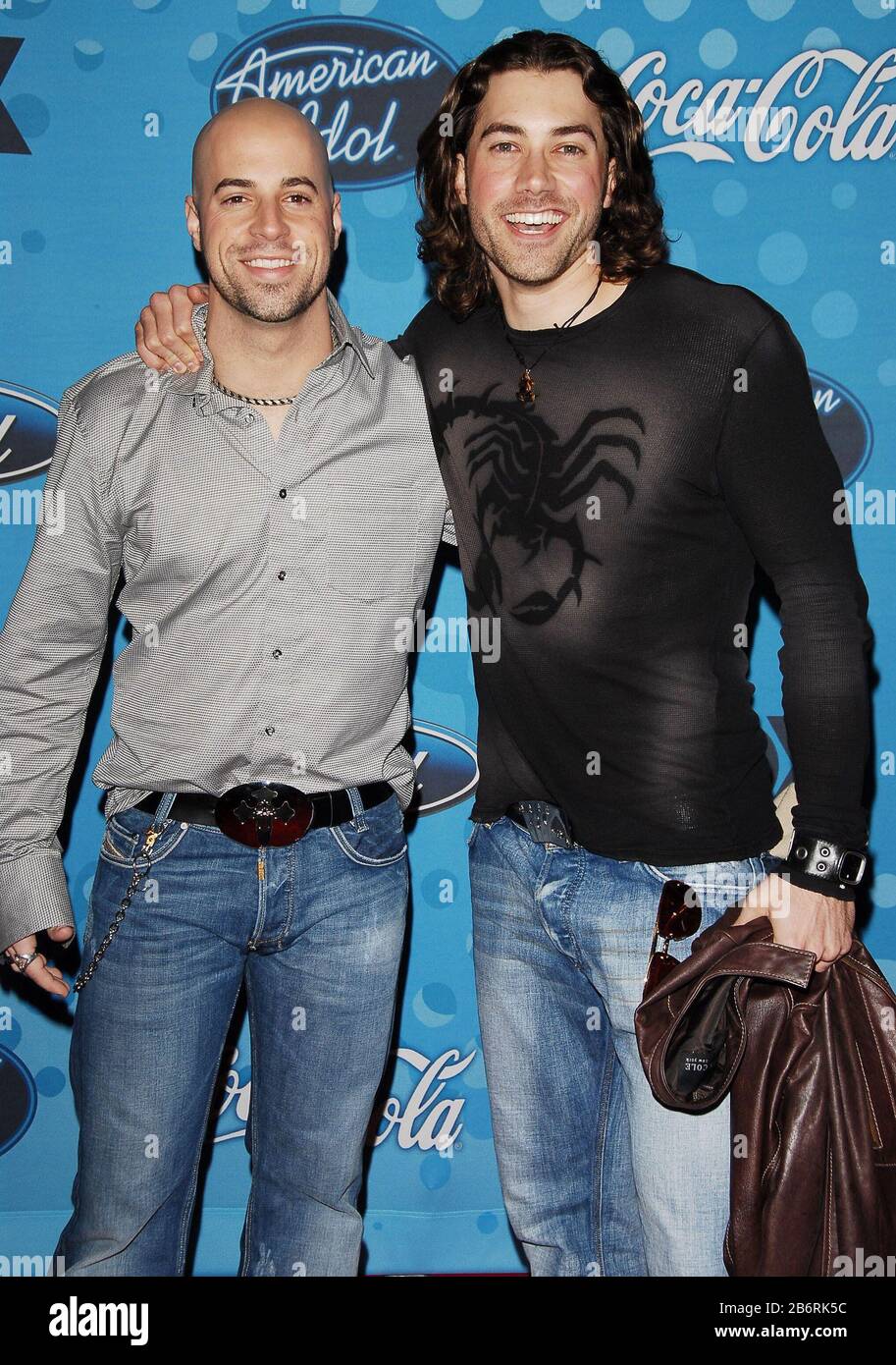 Chris Daughtry and Ace Young, American Idol Season 5 Top 12 Finalists ...