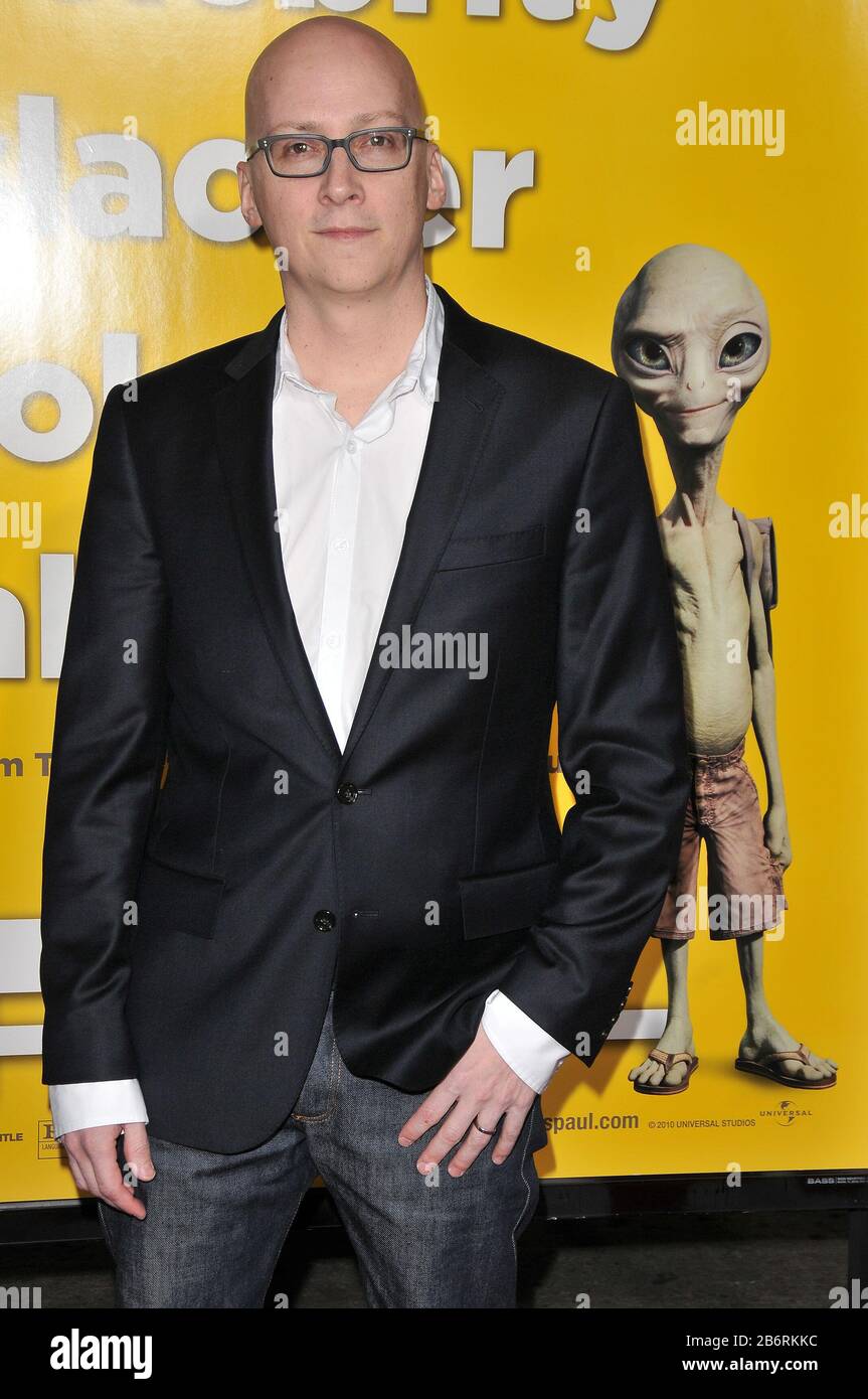 Director Greg Mottola at the Los Angeles Premiere of "Paul" held at the ...