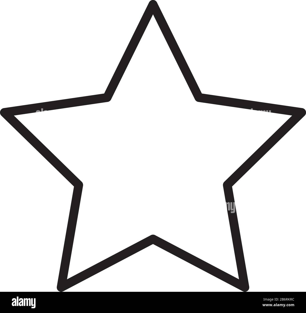 star symbol line style icon Stock Vector Image & Art - Alamy