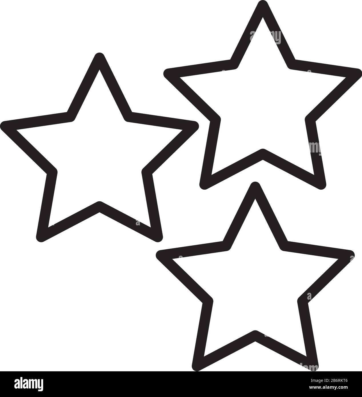 stars symbol line style icon Stock Vector Image & Art - Alamy