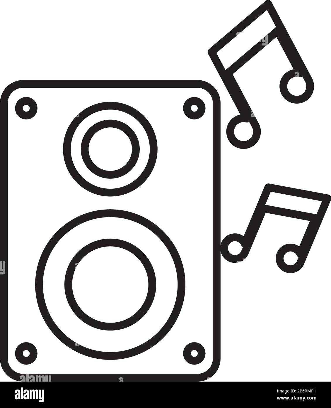 sound speaker audio device icon Stock Vector Image & Art - Alamy