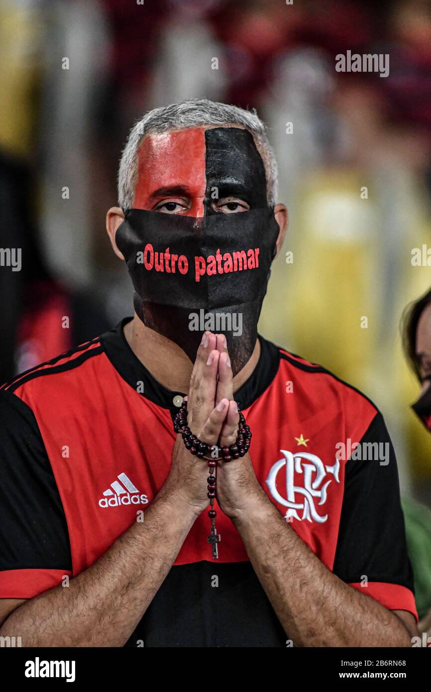 Rio De Janeiro, Brazil. 11th Mar, 2020. Fans during Flamengo x ...