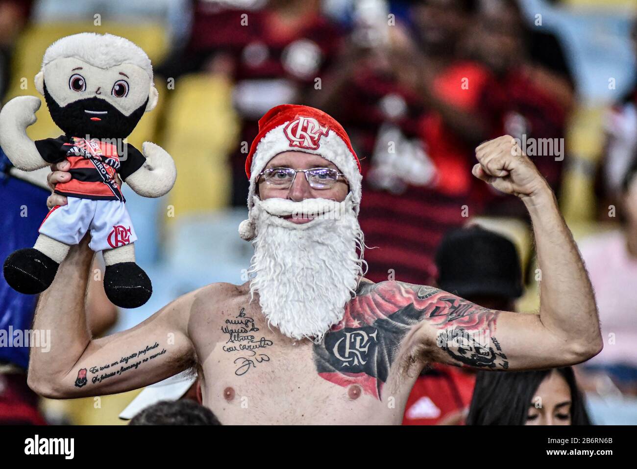 Rio De Janeiro, Brazil. 11th Mar, 2020. Fans during Flamengo x ...