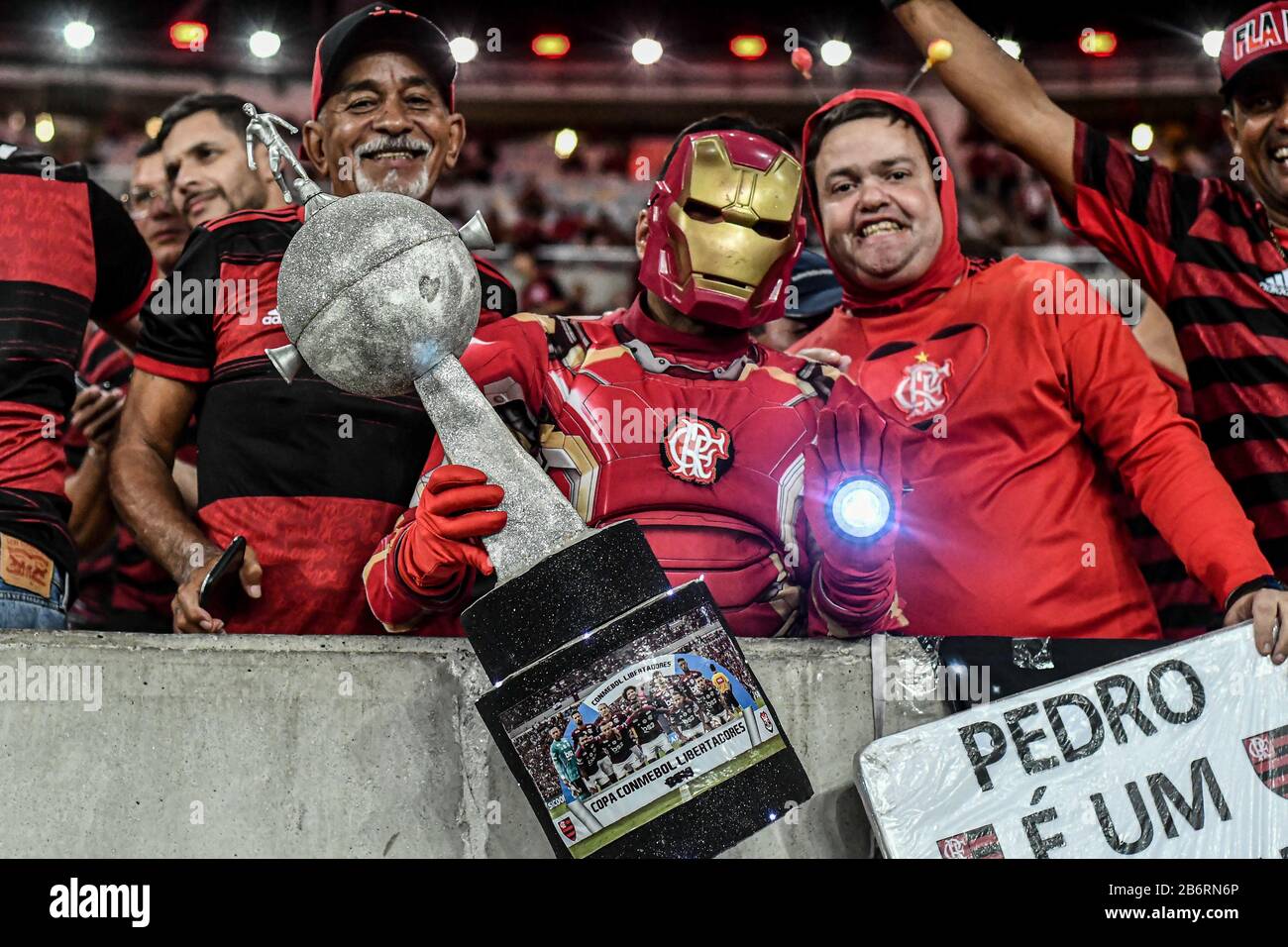 Rio De Janeiro, Brazil. 11th Mar, 2020. Fans during Flamengo x ...