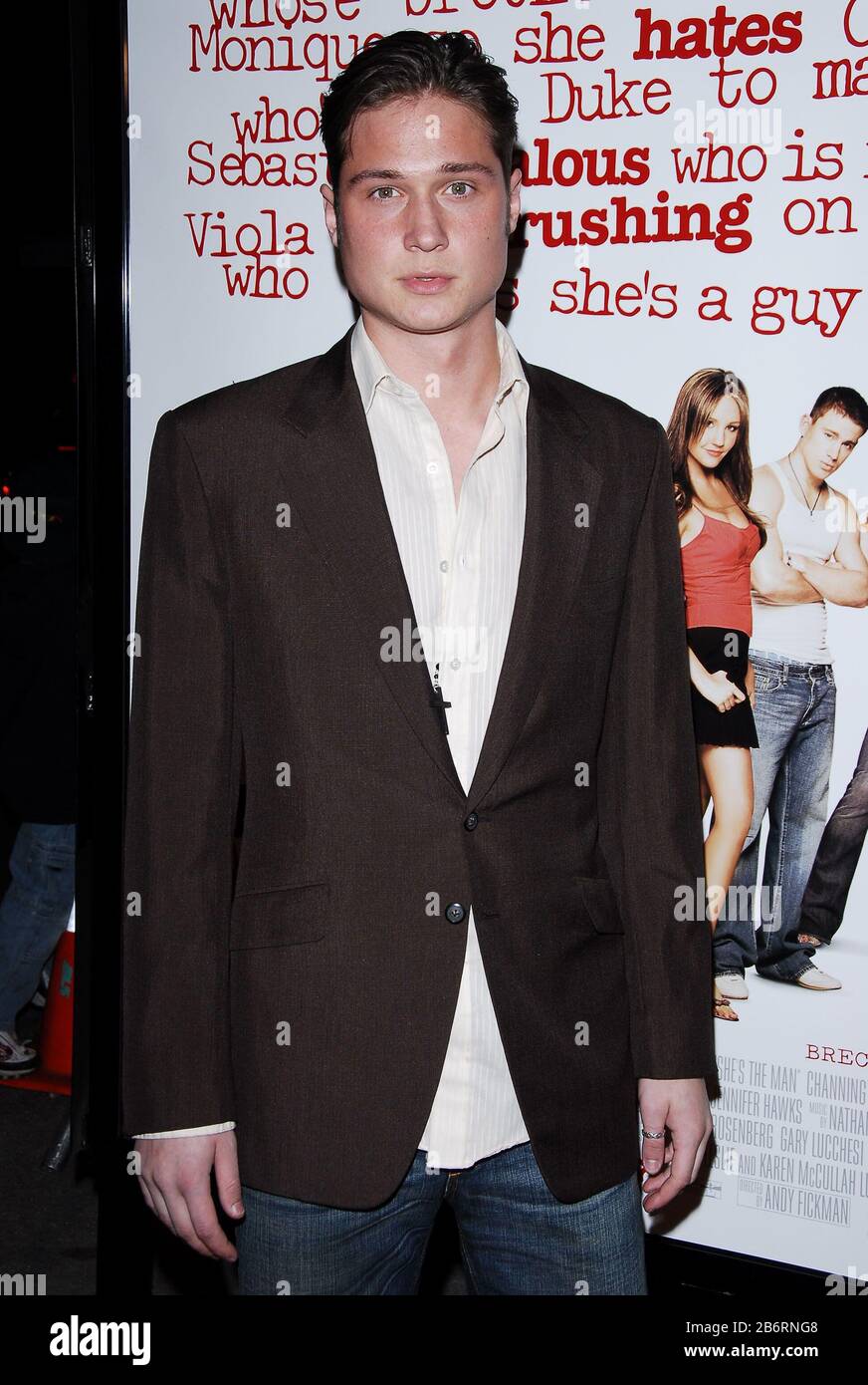 James Kirk at the Los Angeles Premiere of "She's The Man" held at the ...