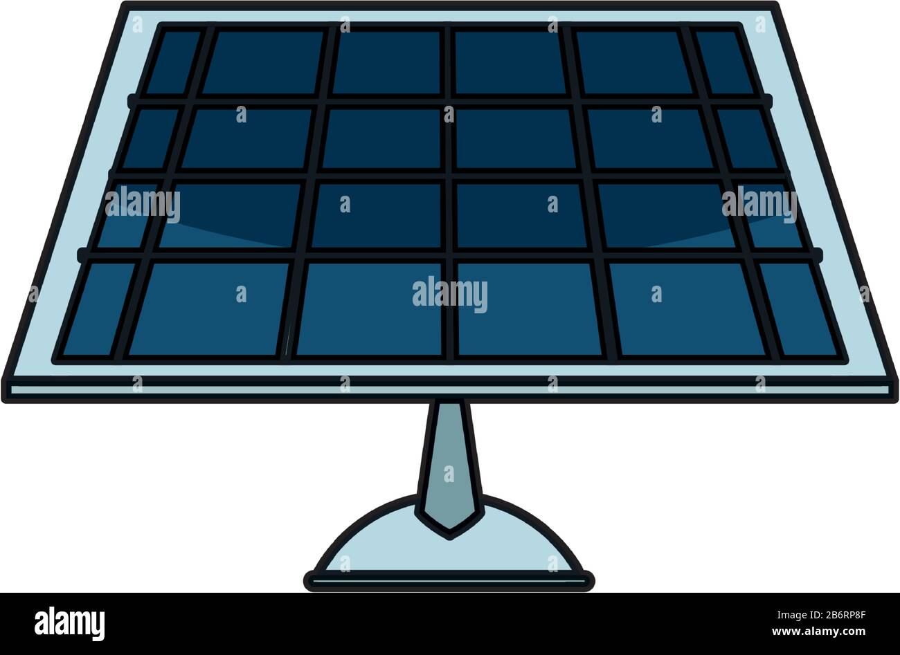 solar panel device isolated icon Stock Vector Image & Art - Alamy