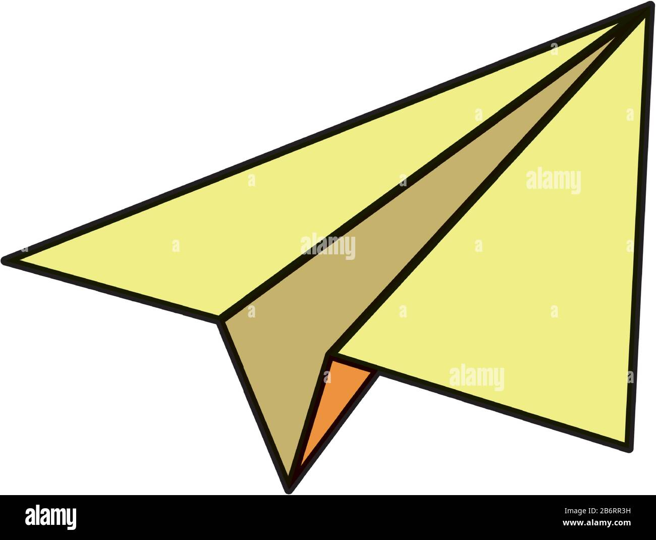 paper airplane flying flat style icon Stock Vector Image & Art - Alamy