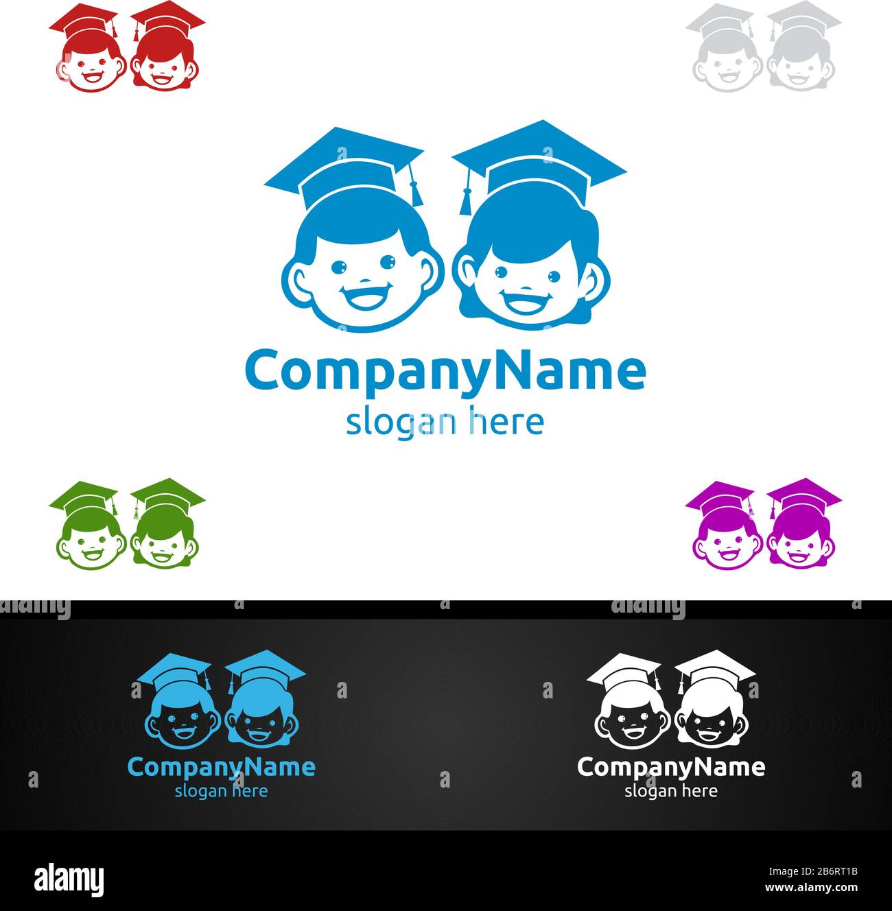 Cute Baby Smile Vector Logo Design Stock Vector Image & Art - Alamy