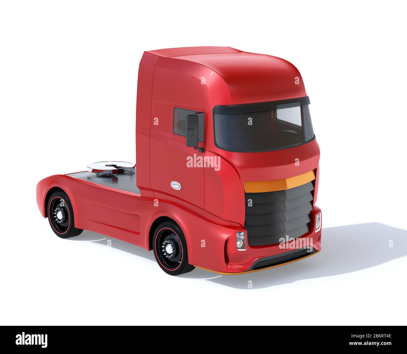 Electric tractor trailer truck hi-res stock photography and images - Alamy