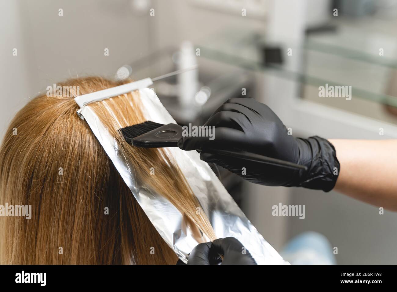 Dying hair hi-res stock photography and images - Alamy