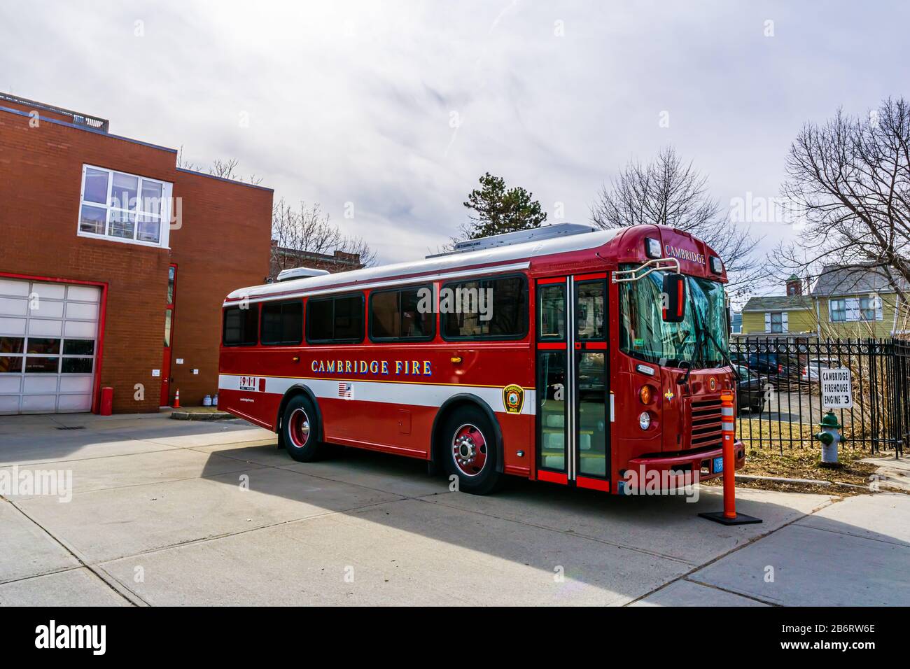 Cambridge MA USA - circa march 2020 - Cambridge Fire Department Truck ...