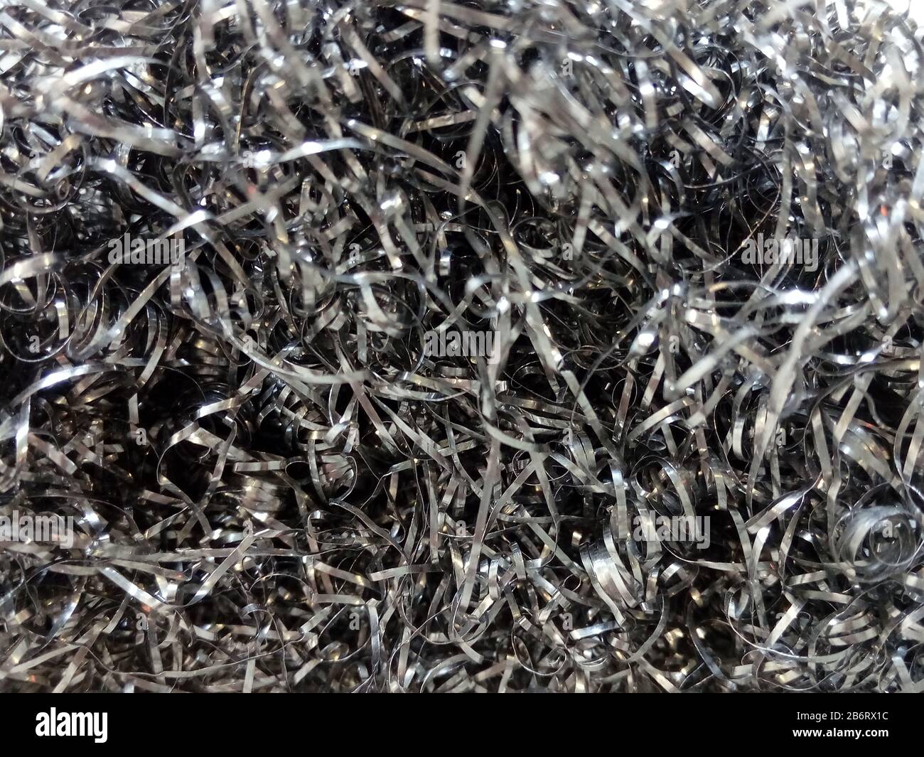 Sponge thin steel shiny wire Stock Photo - Alamy